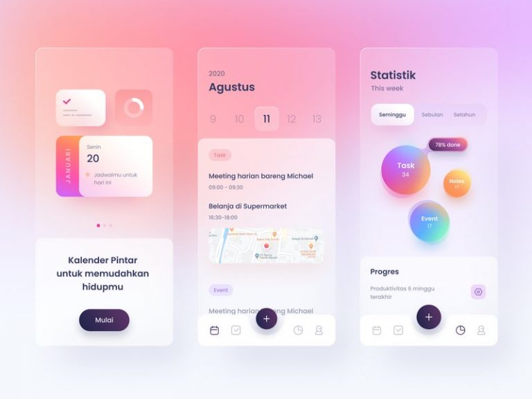 16 Glassmorphism UI Design Inspirations and Examples - Super Dev Resources