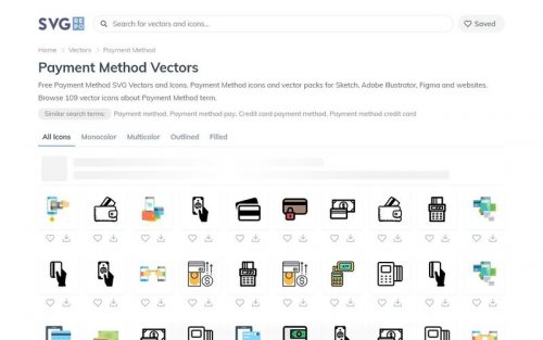 16+ Free Payment Method Icon Sets - Download SVG, PNG for E-commerce ...