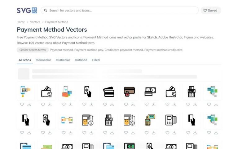 16+ Free Payment Method Icon Sets - Download SVG, PNG for E-commerce ...