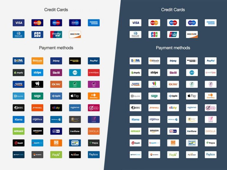16+ Free Payment Method Icon Sets - Download SVG, PNG for E-commerce ...