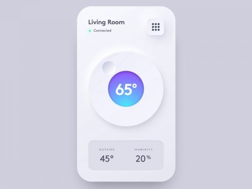 25 Neumorphism UI Design Inspirations and Examples - Super Dev Resources