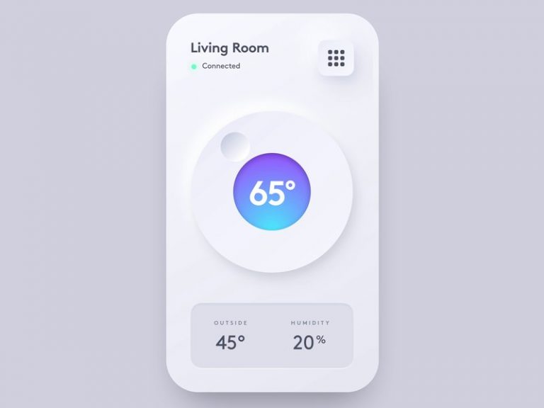 25 Neumorphism UI Design Inspirations and Examples - Super Dev Resources