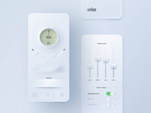 25 Neumorphism UI Design Inspirations and Examples - Super Dev Resources