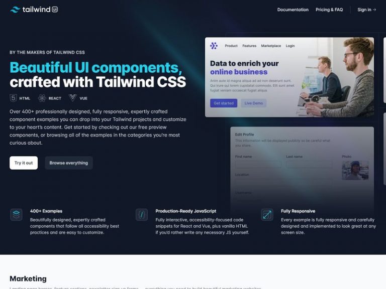 10 Best & Free Tailwind UI Kits and Components - Super Dev Resources