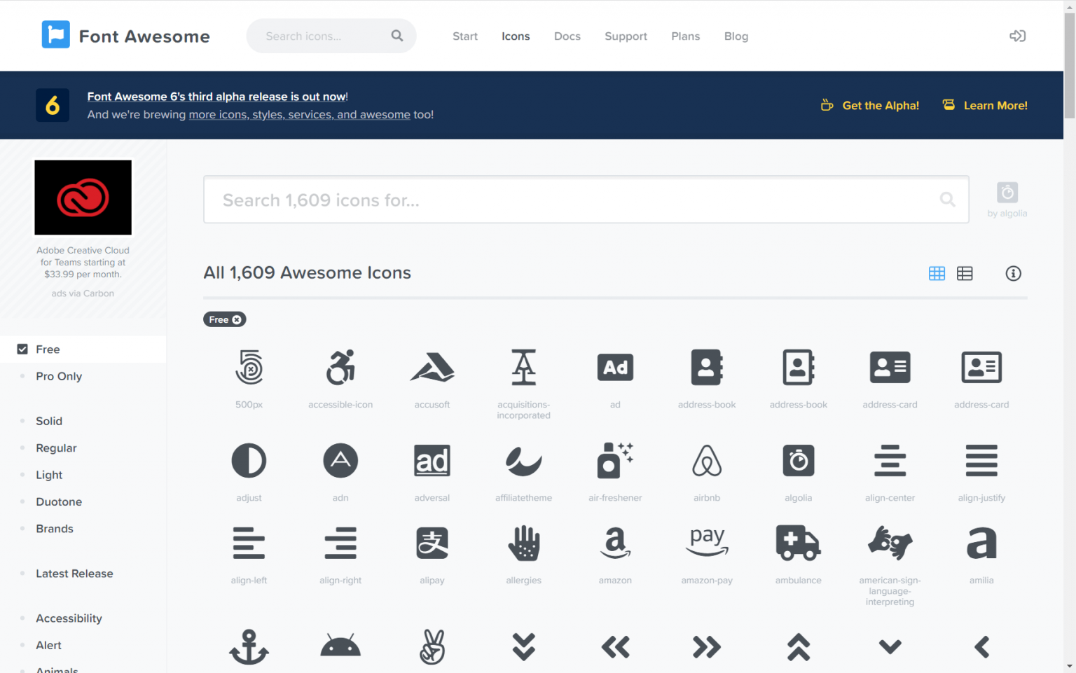 21 Free SVG Icon Sets for Commercial Use in Web Design - Super Dev ...