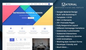 8 Best Material Design Bootstrap Themes and UI Kits - Super Dev Resources