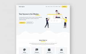 30+ One Page Website Templates built with HTML5 & CSS3 - Super Dev ...