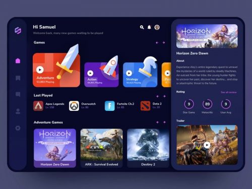 21 Dark UI Design Inspirations and Examples - Super Dev Resources