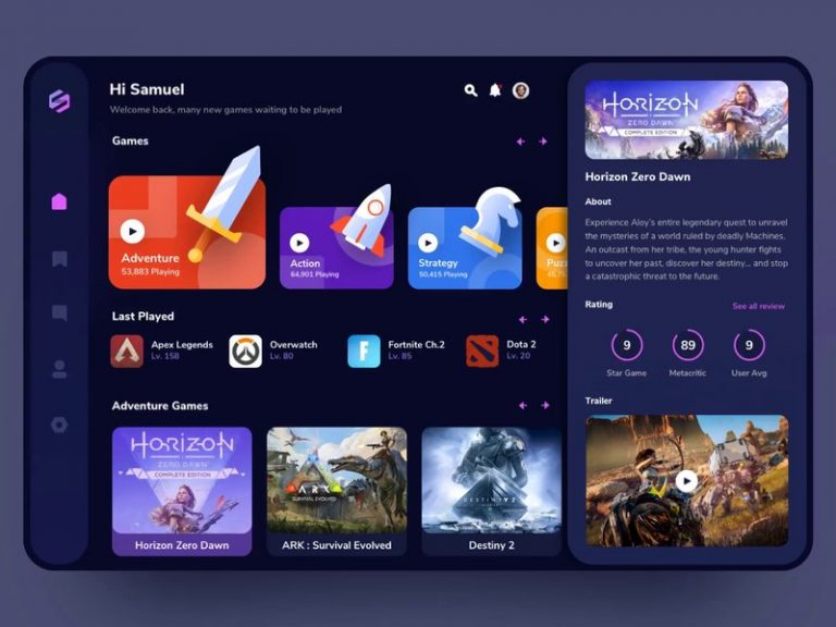 21 Dark UI Design Inspirations and Examples - Super Dev Resources
