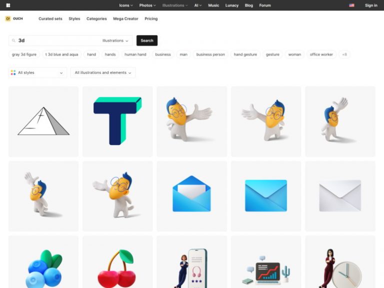 16 Free 3D Illustration Sets for Web and App Design - Super Dev Resources