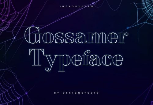 Gossamer - Free Outline Serif Font - Super Dev Resources