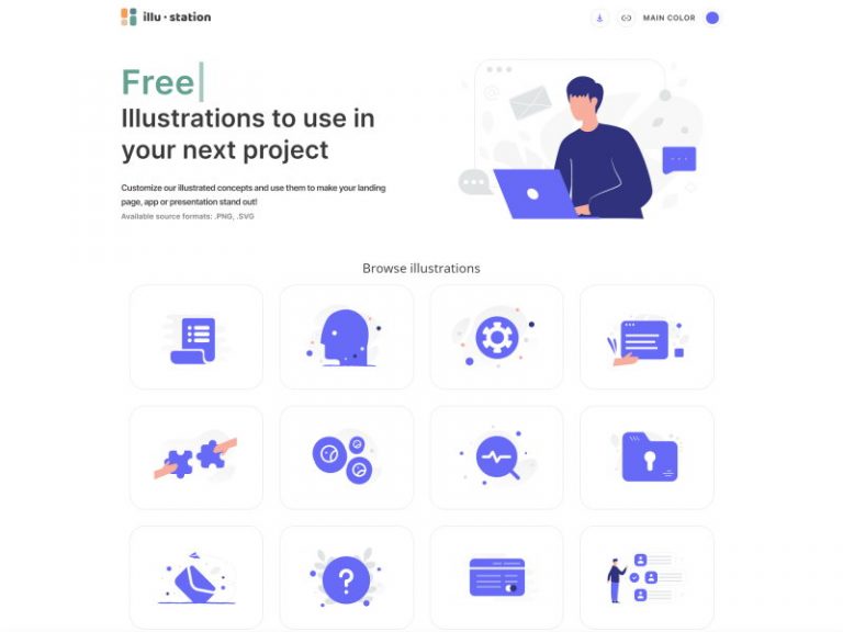 21 Top Places to Find Free Illustrations for Websites and Apps - Super ...