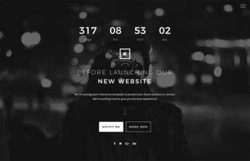 25 Best Coming Soon HTML Templates for Free Download and Premium ...