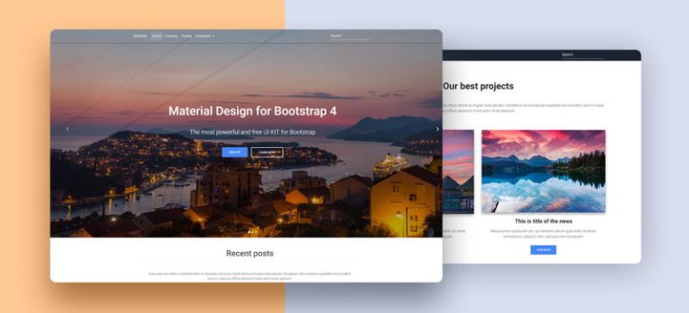 30+ Material Design HTML5 Templates (Free Download & Premium) - Super ...