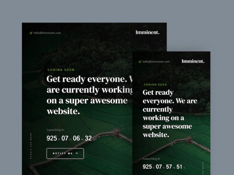 25 Best Coming Soon HTML Templates for Free Download and Premium ...